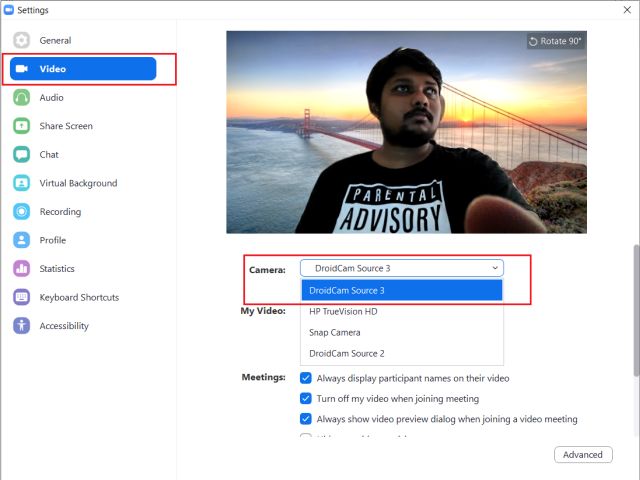How to Use Your Phone as Webcam for Video Conferencing | Beebom