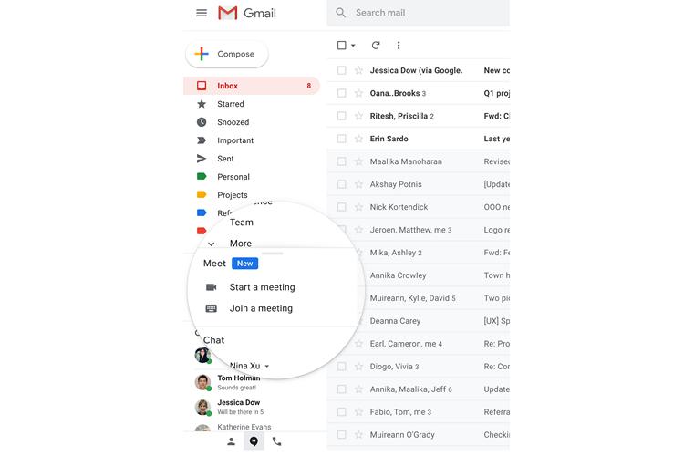 Gmail Is Now Integrated With Google Meet for G Suite Customers | Beebom