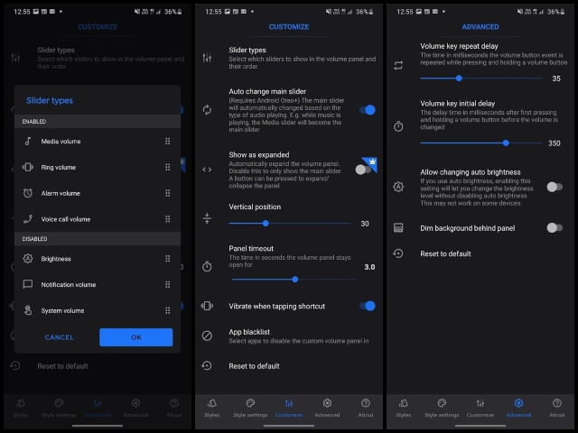 Volume Styles Lets You Customize the Volume Panel on Android