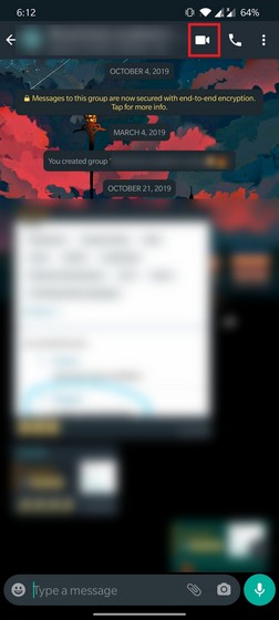 WhatsApp Adds Dedicated Video Call Button on Groups | Beebom