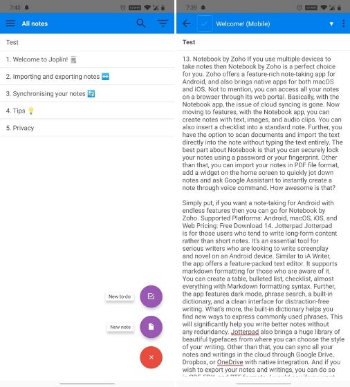 15 Best Note Taking Apps for Android in 2020 | Beebom