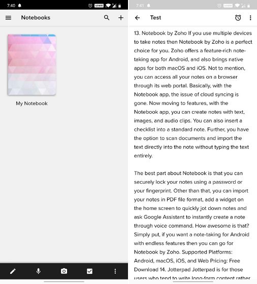 15 Best Note Taking Apps for Android in 2020 | Beebom