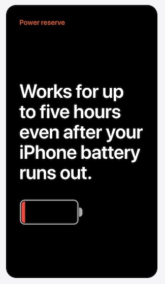 What Is Power Reserve Mode in iOS 14 and How to Use It? | Beebom