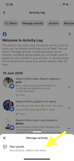 How to Bulk Delete Facebook Posts on iPhone and Android | Beebom