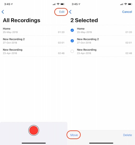 How to Create and Manage Folders in Voice Memos in iOS 14 | Beebom
