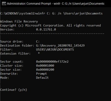 How to Recover Deleted Files Using Windows Recovery Tool | Beebom