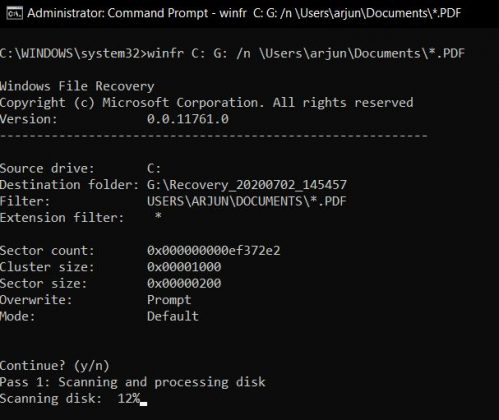 How to Recover Deleted Files Using Windows Recovery Tool | Beebom