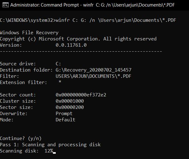 How to Recover Deleted Files Using Windows Recovery Tool | Beebom