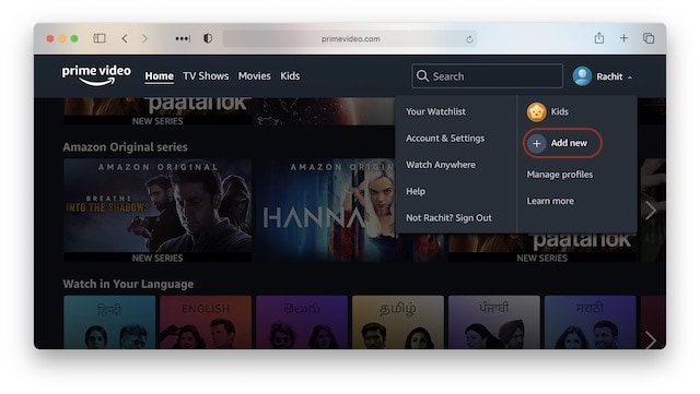 How to Add Multiple Profiles on Amazon Prime Video | Beebom