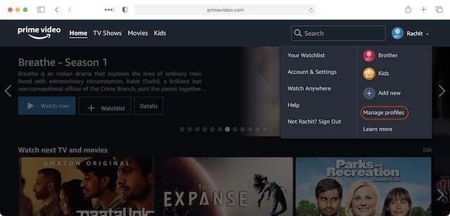 How to Add Multiple Profiles on Amazon Prime Video | Beebom