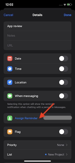 How to Use Shared Reminders in iOS 14 and iPadOS 14 | Beebom