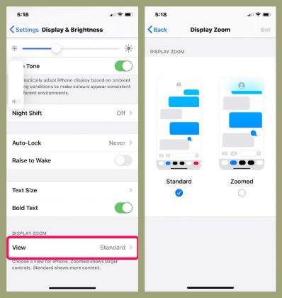 Apple Brings “Display Zoom” to 5.8-inch iPhones; How to Turn It On