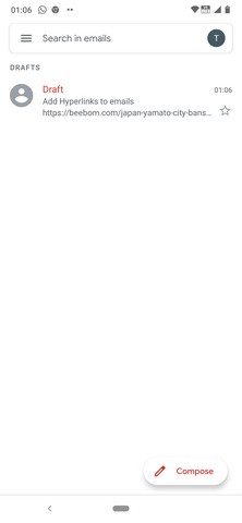 How to Add Hyperlinks in Emails Using the Gmail App | Beebom