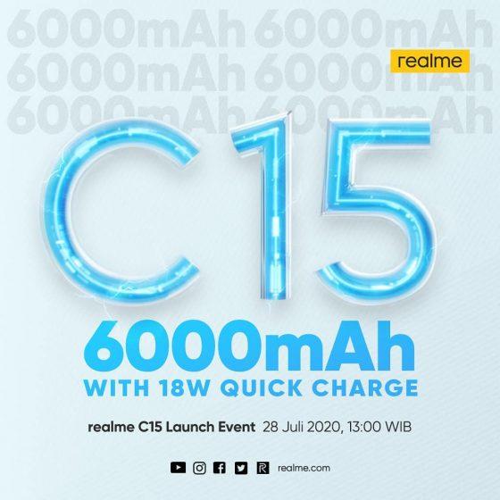 Realme C15 with Quad Cameras, 6,000mAh Battery Launches on July 28 | Beebom