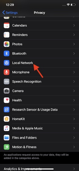 How to Manage Local Network Access of Apps in iOS 14 | Beebom