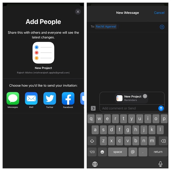 How to Use Shared Reminders in iOS 14 and iPadOS 14 | Beebom