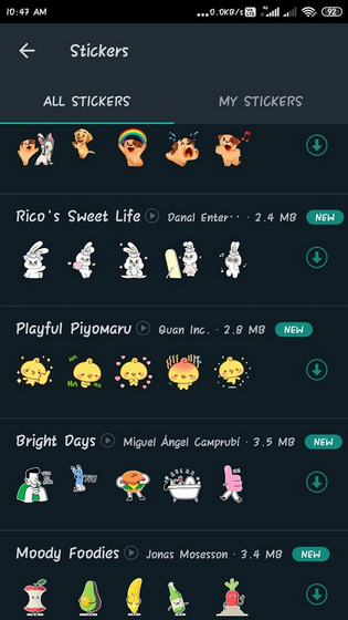 WhatsApp Beta Gets 4 New Animated Sticker Packs on Android, iOS | Beebom