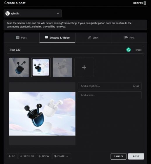Reddit Now Natively Supports Image Galleries, Here's How it Works | Beebom