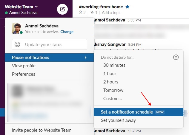 Slack Now Lets You Set a Custom Notification Schedule; Here's How it ...