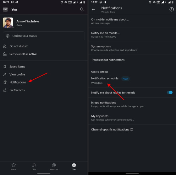 Slack Now Lets You Set a Custom Notification Schedule; Here's How it ...