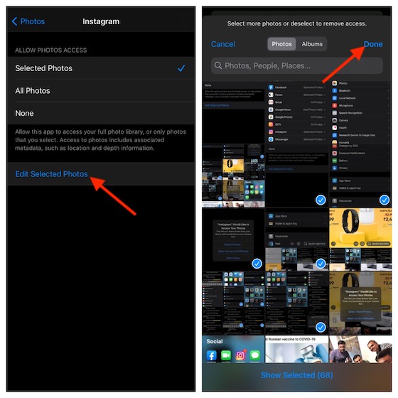How to Limit Third-Party Access to Photos App in iOS 14 | Beebom