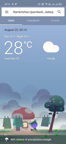 Google’s Weather Mascot "Froggy" Now Wears a Face Mask