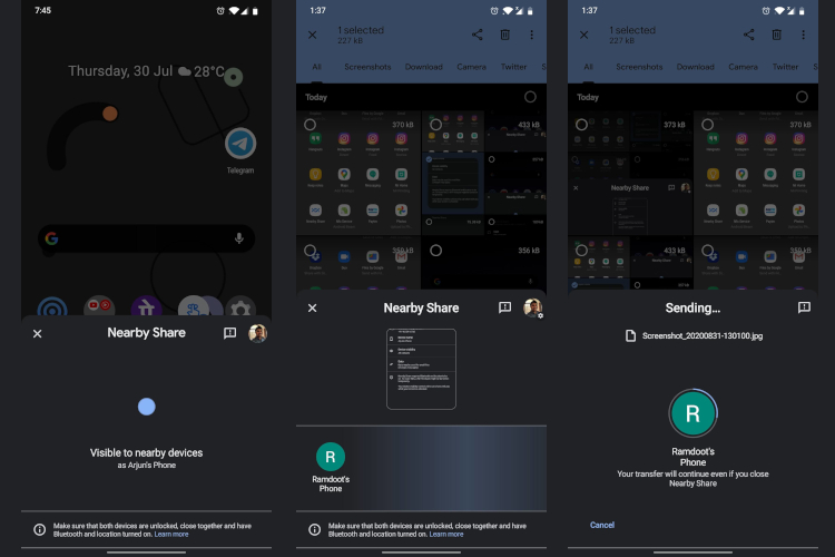 How to Enable and Use Nearby Share on Android | Beebom