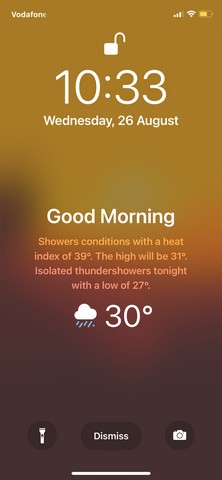 How to Get “Good Morning” Screen With Weather on iPhone Lockscreen