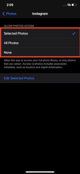 How to Limit Third-Party Access to Photos App in iOS 14 | Beebom