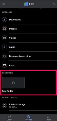 How to Enable and Use Safe Folders in Google Files App | Beebom