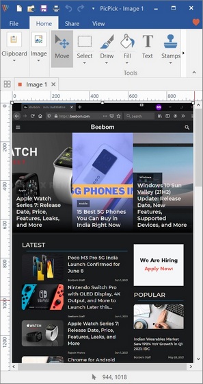 How to Take a Scrolling Screenshot on Windows 10 | Beebom