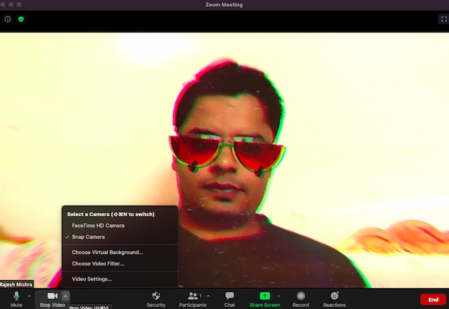 How to Use Snap Camera Filters on Zoom, Skype, and Google Meet | Beebom
