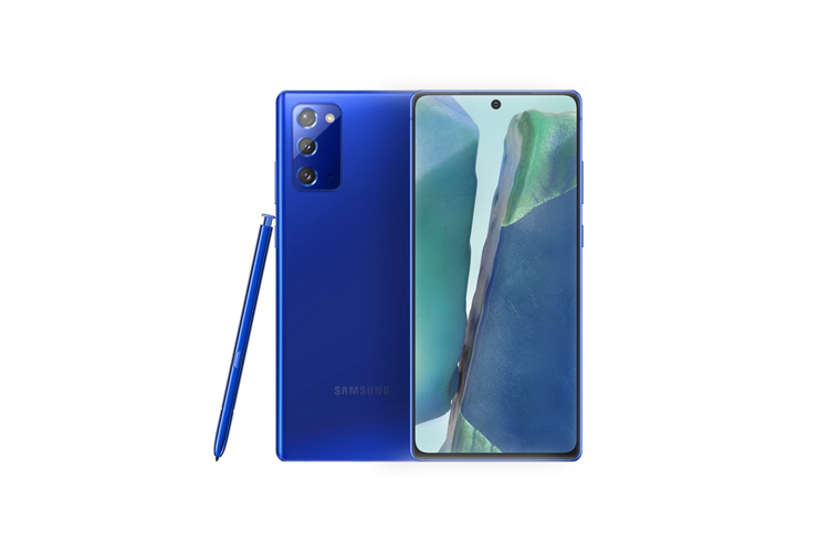 Samsung Adds Mystic Blue Color Variant for the Galaxy Note 20 in India ...