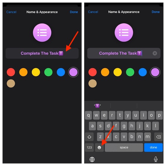 How to Customize Apple Reminders Lists with Emojis & Symbols | Beebom