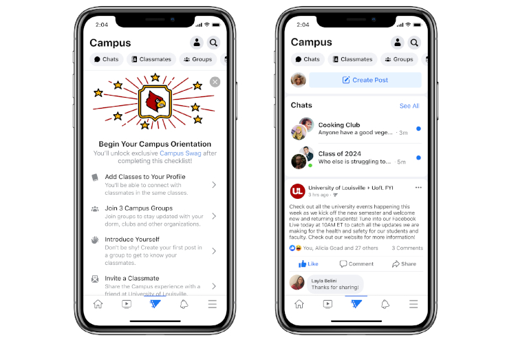 Facebook Launches Facebook Campus for College Students | Beebom