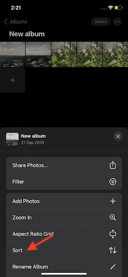 How to Sort Images and Videos in Photos App in iOS 14 | Beebom
