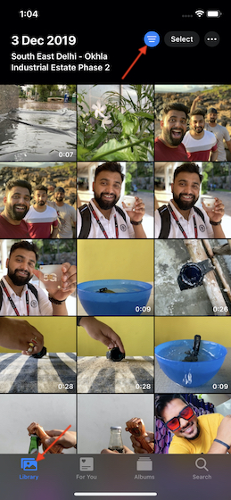 How to Filter Images in Photo Library on iPhone and iPad | Beebom