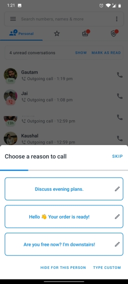 How to Use the Call Reason Feature on Truecaller | Beebom