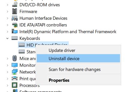 How to Disable a Laptop Keyboard on Windows 10 | Beebom