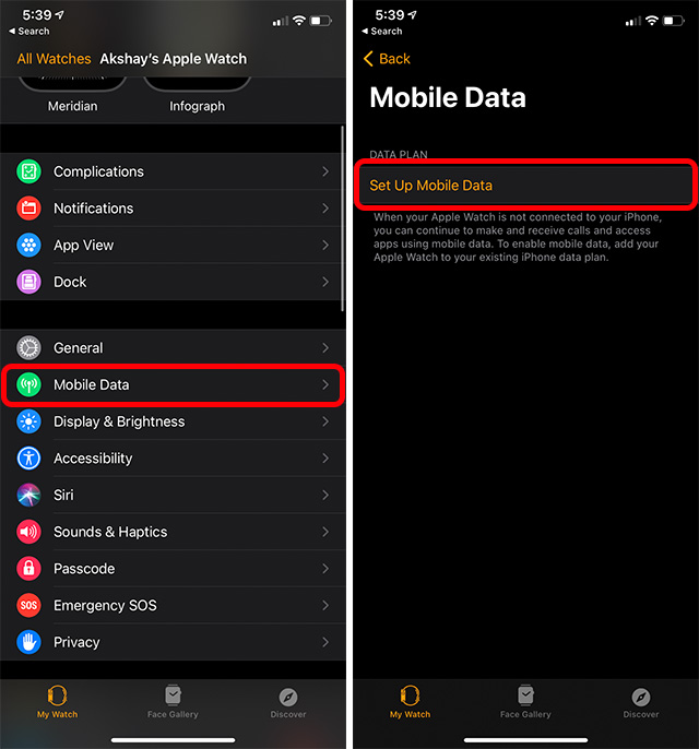 How to Set up a Data Plan on Apple Watch | Beebom