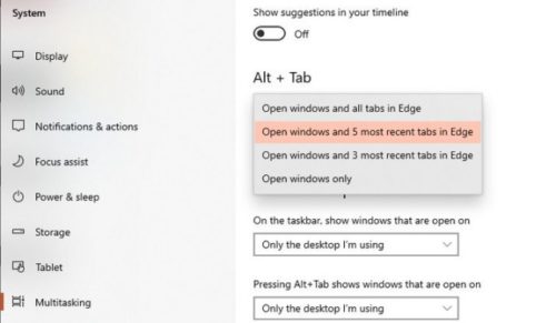 How to Customize the Alt+Tab Behavior on Windows 10 | Beebom
