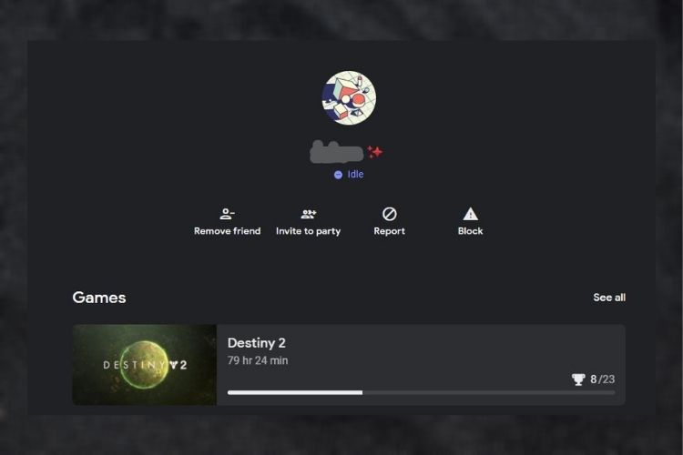 Stadia Rolls out New Profile Page with Games & Friends List | Beebom