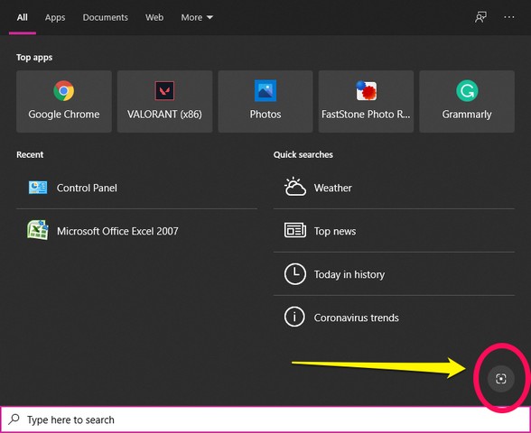 Here’s How to Perform a “Visual Search” on Windows 10 | Beebom