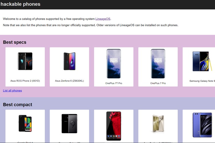 This Website Lists Every LineageOS-Supported Android Device | Beebom