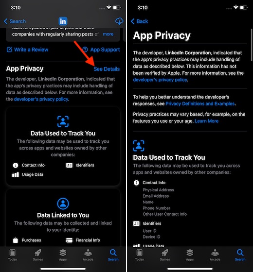 How to Check iOS App privacy Details for iPhone and iPad | Beebom