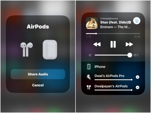 How to Share Audio Using Audio Sharing on iPhone | Beebom