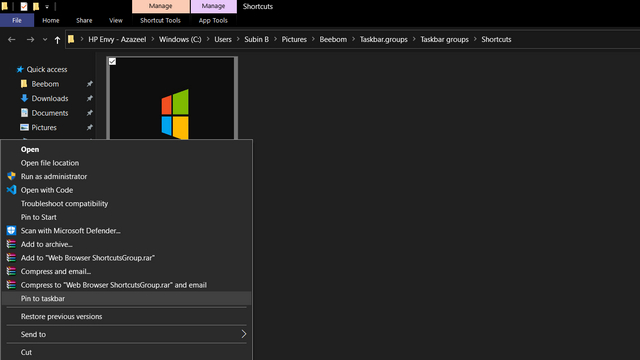 How to Group Your Taskbar Shortcuts on Windows 10 | Beebom