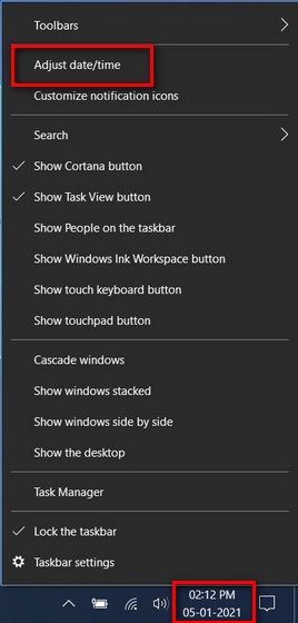 How to Change Time and Date in Windows 10 Manually | Beebom