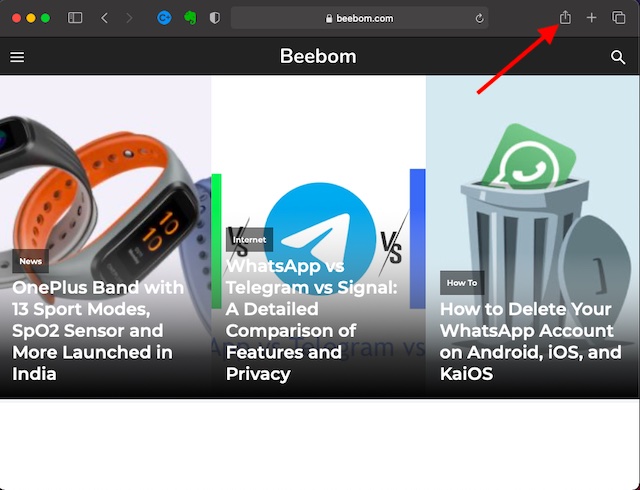 How to Customize Share Menu Extensions on Mac | Beebom