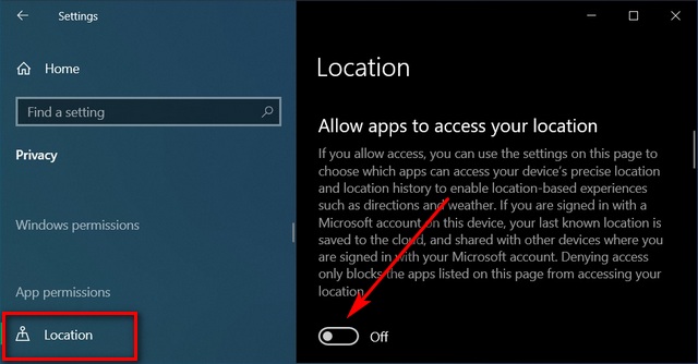 How to Disable Location Tracking in Windows 10 [Guide] | Beebom